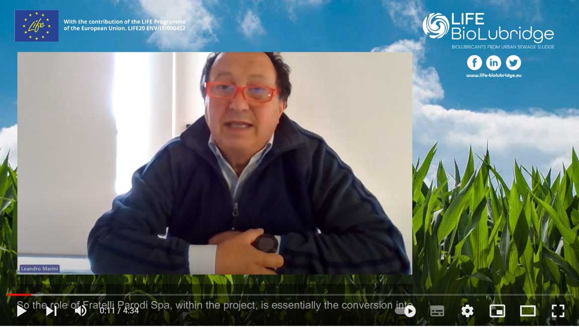 LIFE BioLubridge Project interview with Fratelli Parodi S.p.A. (CERATEC ...